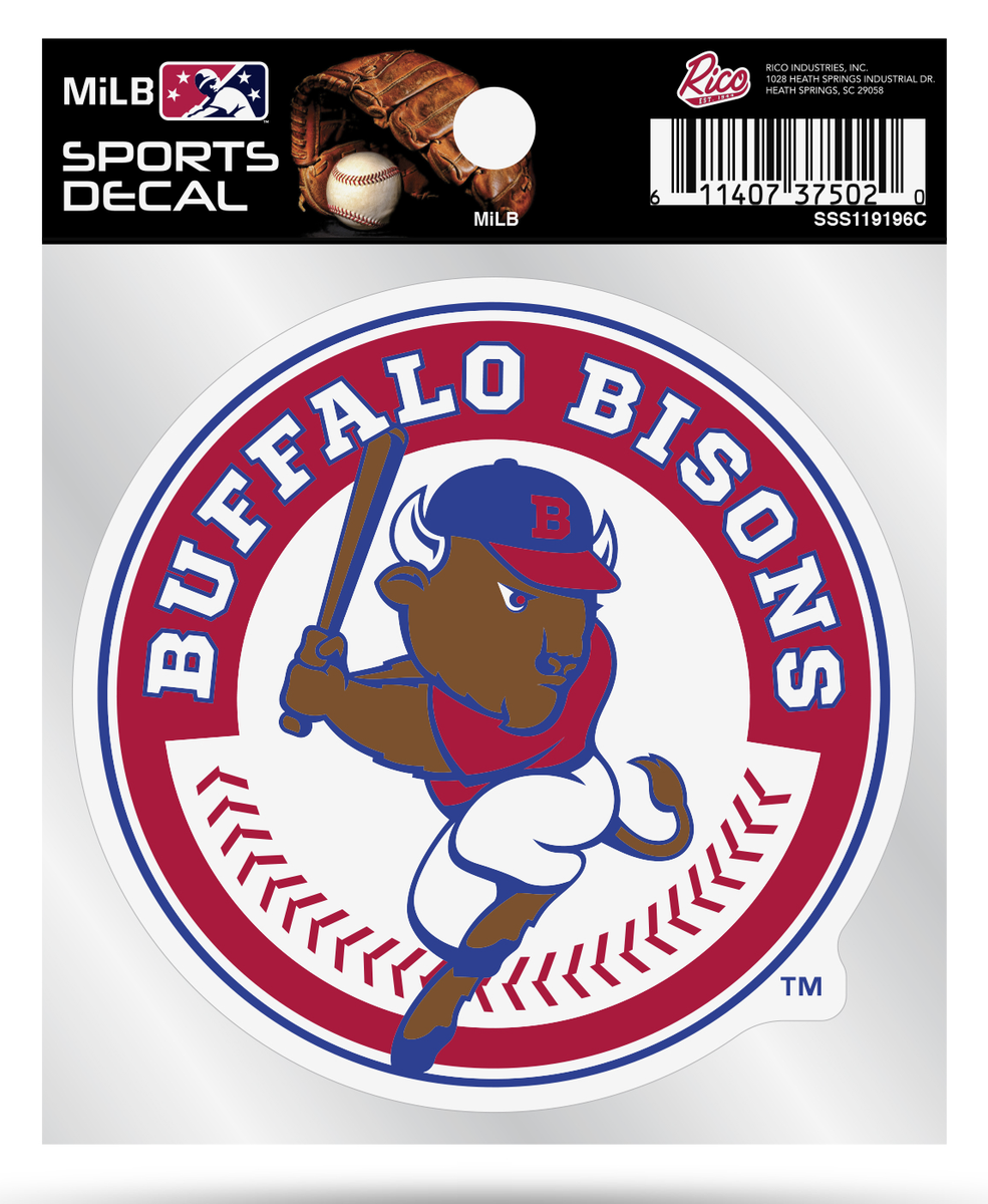 Buffalo Bisons 4 x 4 Decal - Primary OTC – Buffalo Bisons Official Store