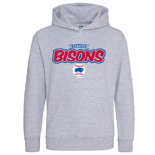 Buffalo Bisons Youth Grey Arise Hoodie – Buffalo Bisons Official Store