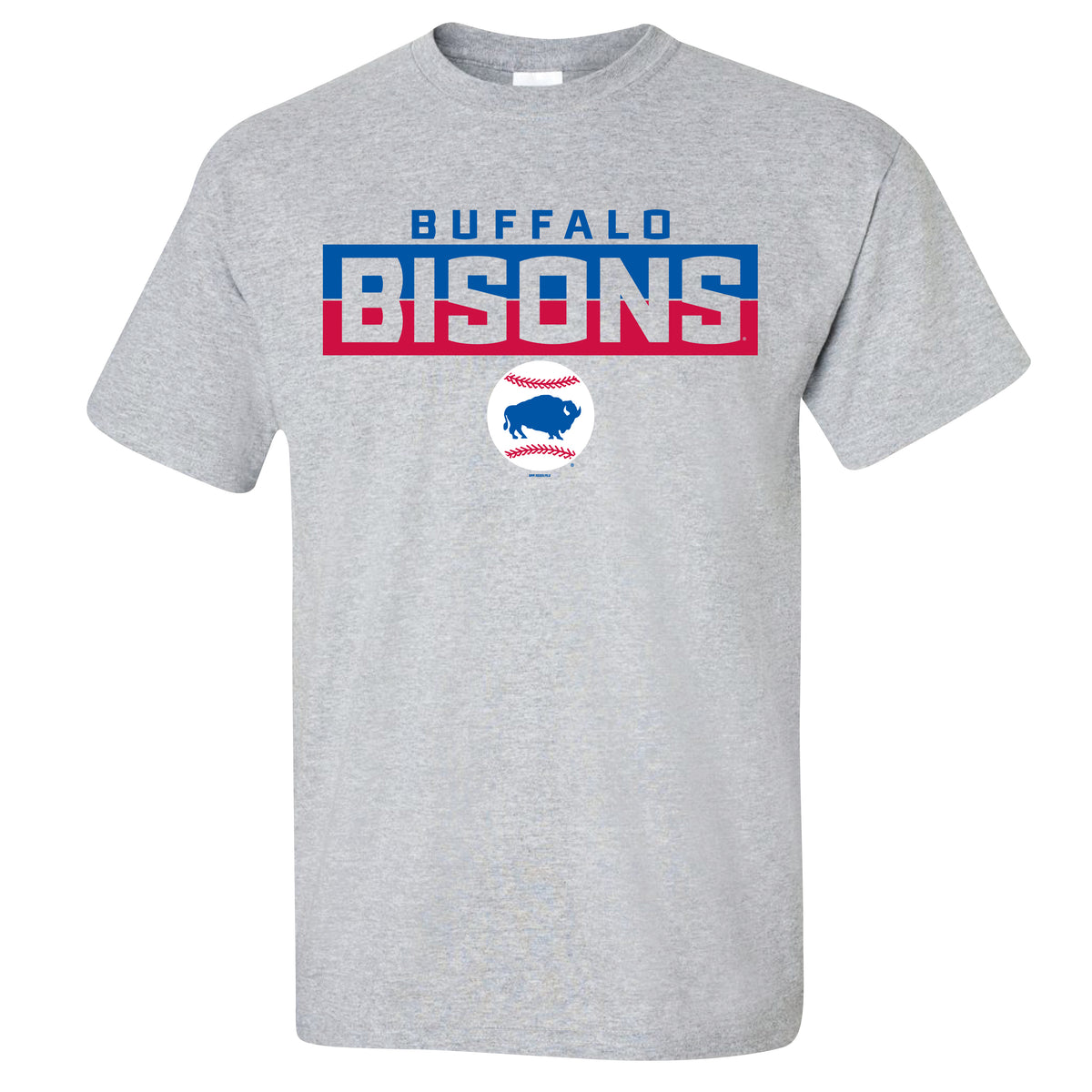 Buffalo Bisons Grey Downset Tee – Buffalo Bisons Official Store