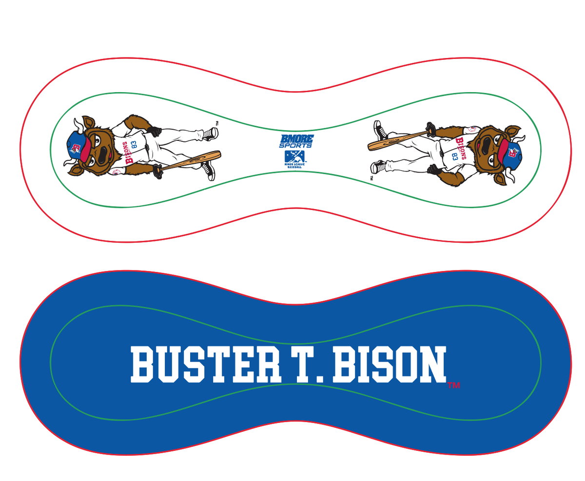 Buffalo Bisons Mascot Buster Designer Baseball – Buffalo Bisons ...