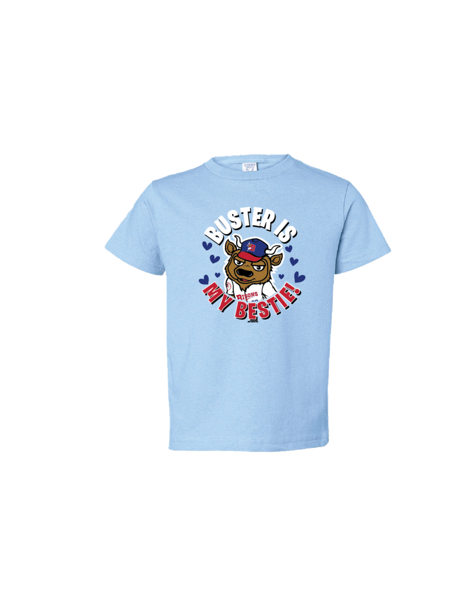 Buffalo Bisons Toddler Lt Blue Buster Bestie Tee – Buffalo Bisons ...